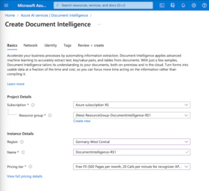 How to use Azure AI Document Intelligence for AI-based text recognition ...