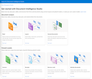 How to use Azure AI Document Intelligence for AI-based text recognition ...