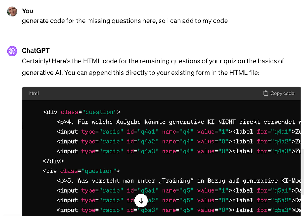 Interactive content: Create a quiz with ChatGPT - ai-rockstars.com
