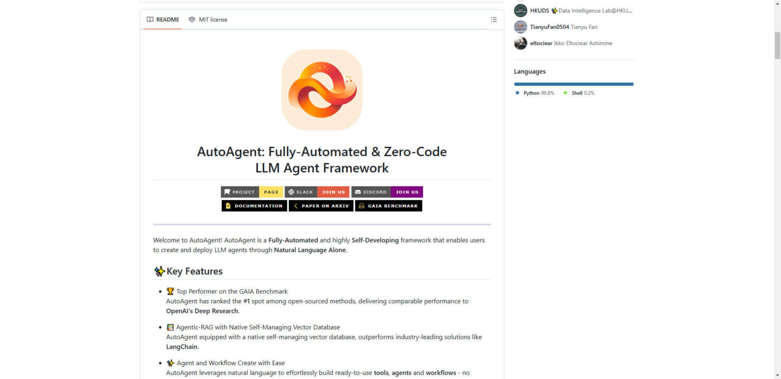 AutoAgent Framework: How zero-code technologies accelerate the development of autonomous AI ...