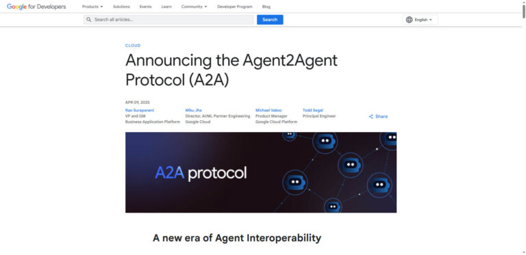 Google changes AI collaboration with Agent2Agent (A2A) protocol - ai-rockstars.com
