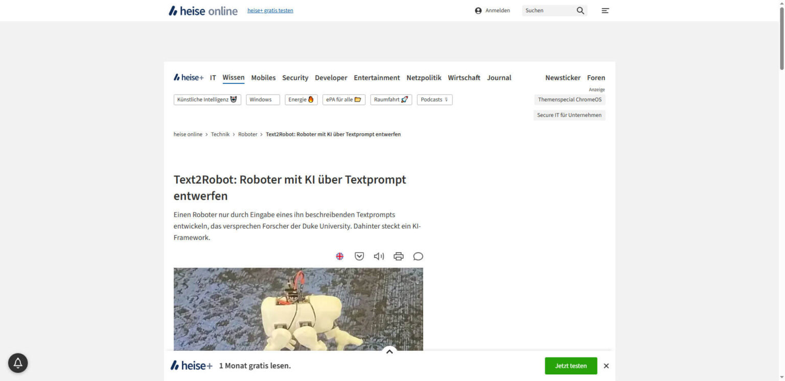 Text2Robot: AI framework creates functional robots from simple text ...