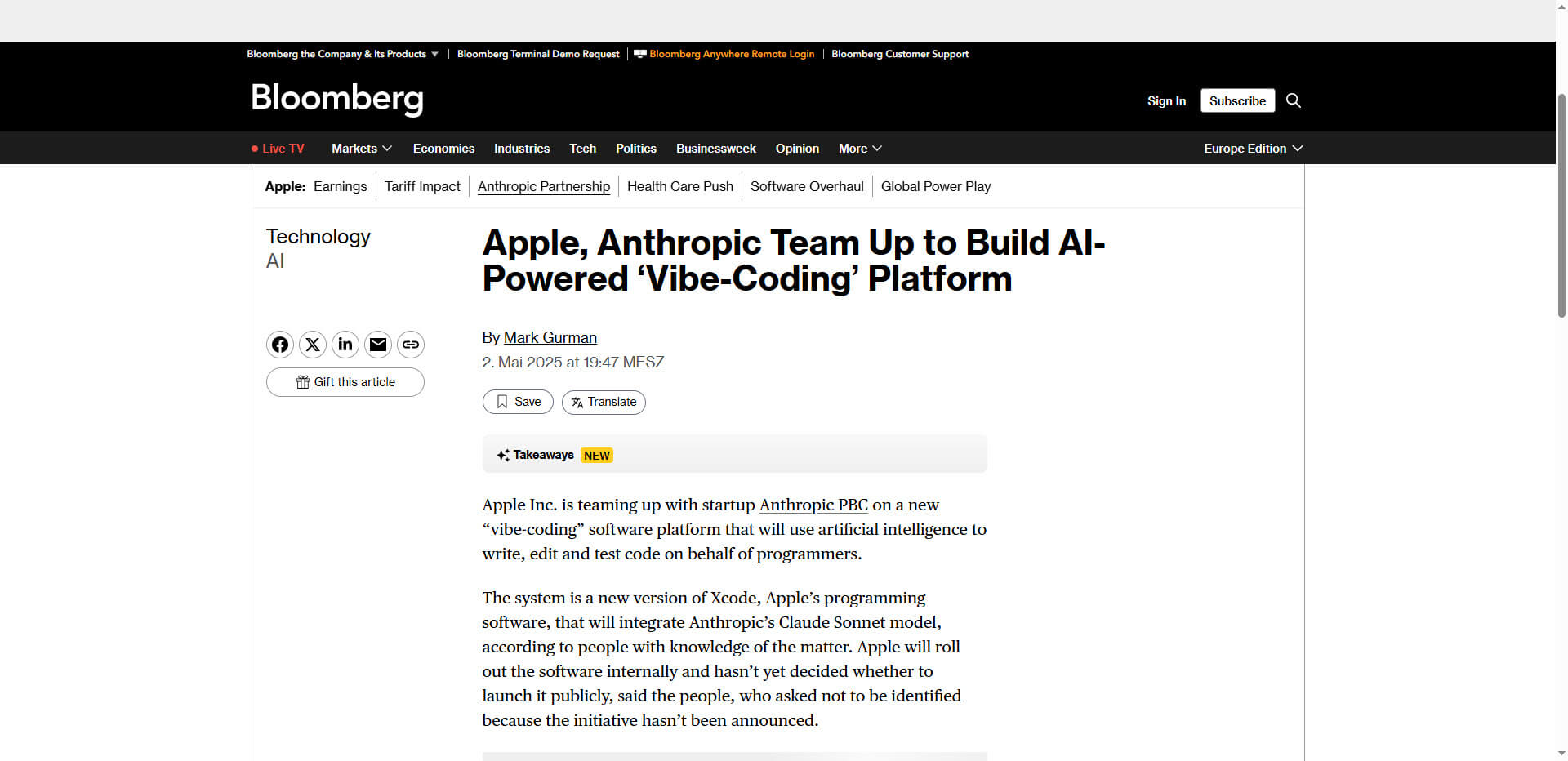 Apple and Anthropic transform software development with AI Vibe coding ...